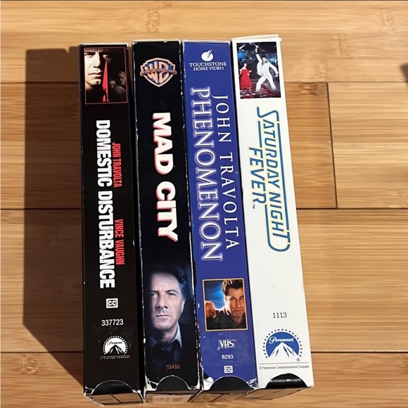 Media | John Travolta Vhs Lot | Poshmark